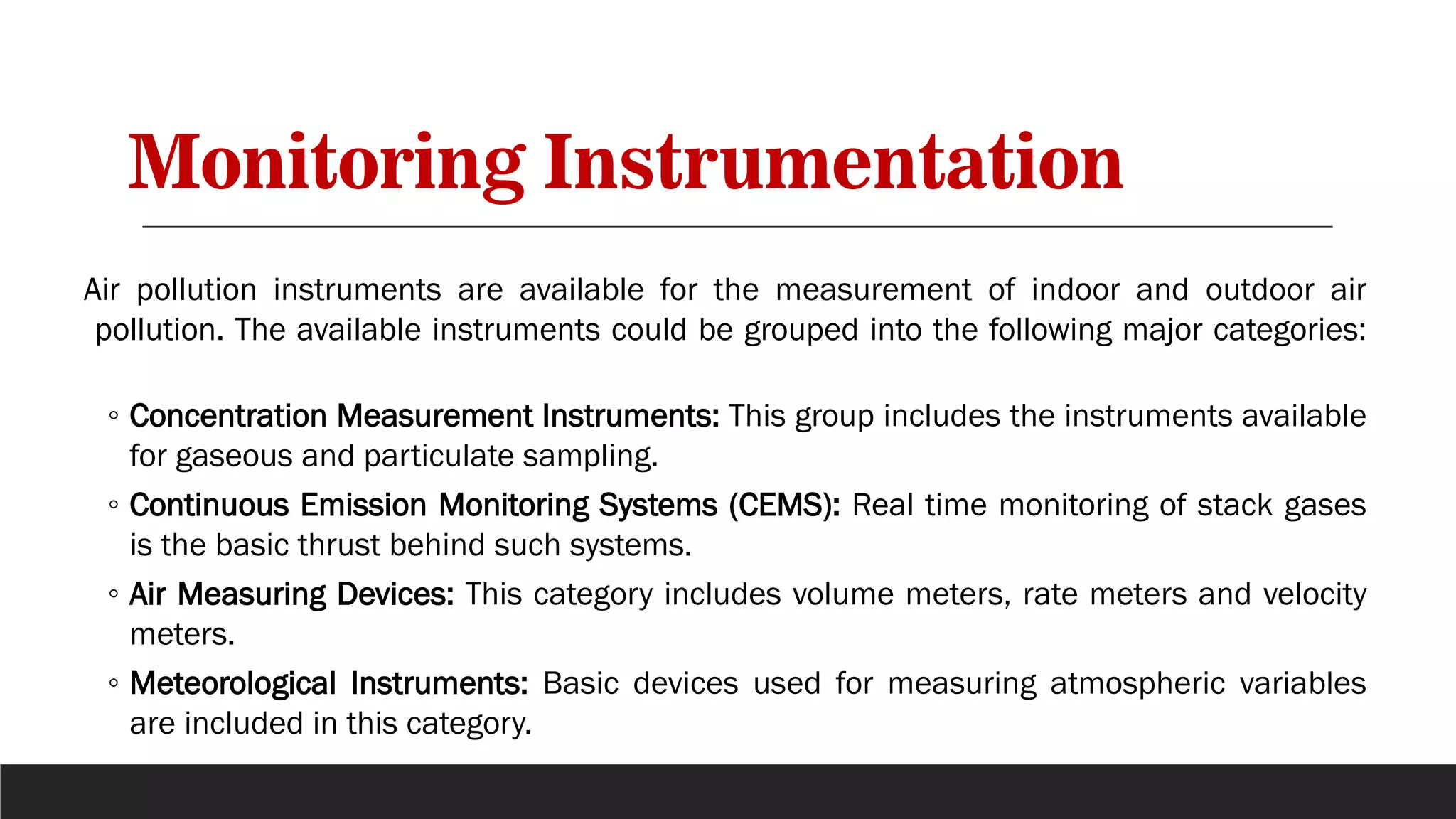 Air Monitoring in Detail | PDF