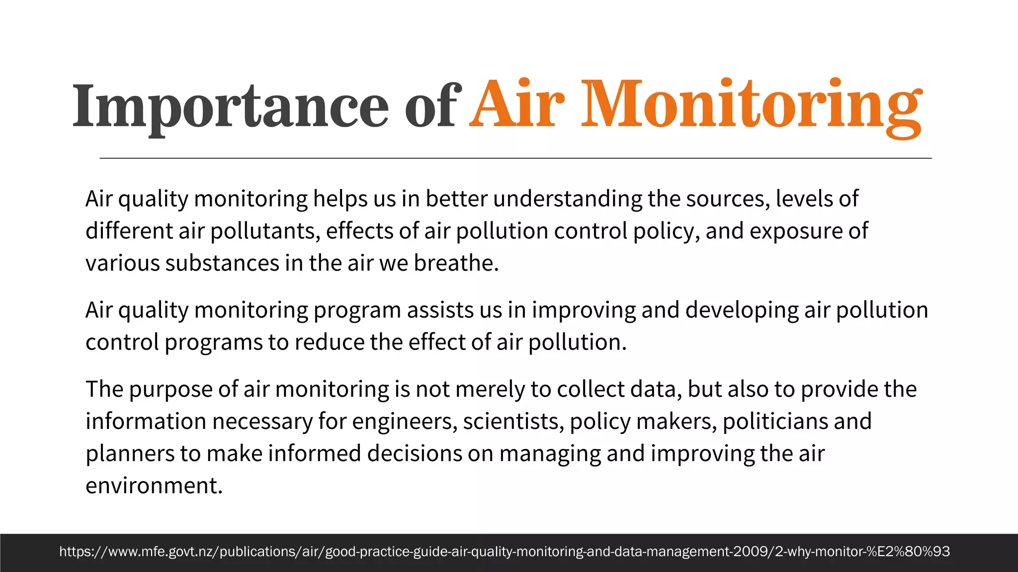 Air Monitoring in Detail | PDF