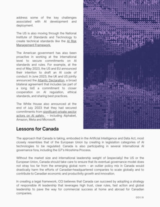 A Roadmap for Responsible AI Leadership in Canada | PDF | Technology ...