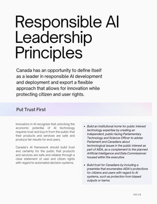 A Roadmap for Responsible AI Leadership in Canada | PDF | Technology ...