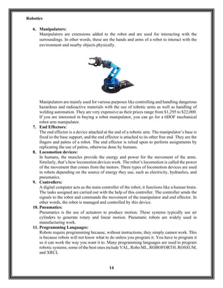 Ai robotics | PDF | Robotics | Technology & Computing