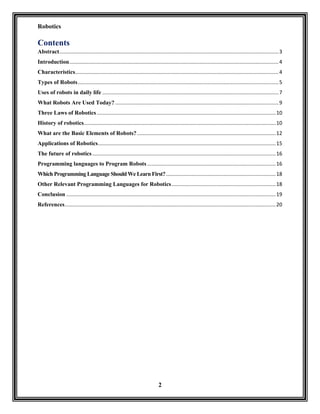 Ai robotics | PDF | Robotics | Technology & Computing