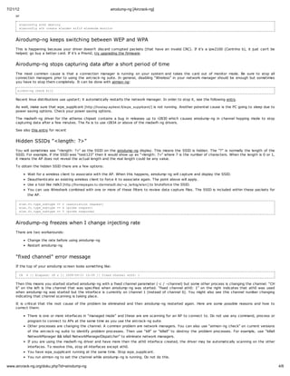 Airodump ng [aircrack-ng] | PDF | Computer Networking | Computing