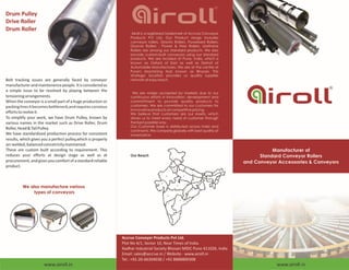 Airoll Conveyor Rollers catalog | PPT