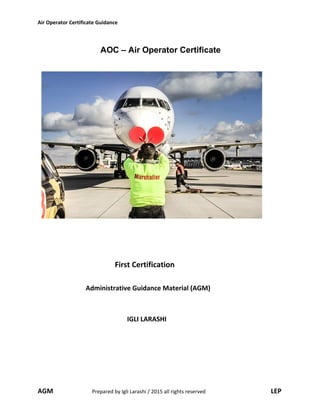 Air operator certificate guidance 2015 | PDF