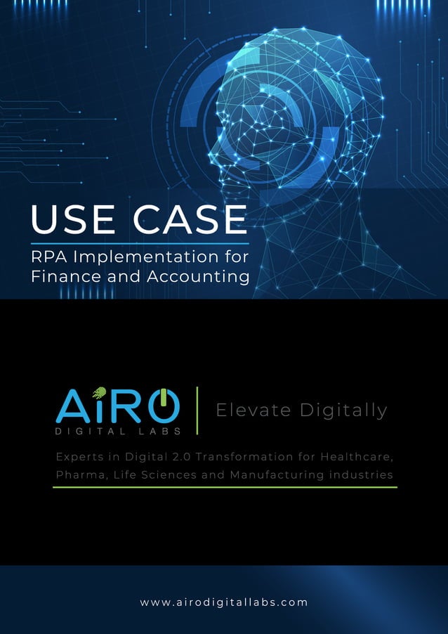 AiRo Digital Labs - RPA Use Case - Finance & Accounting | PDF