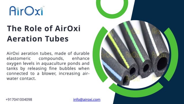 AirOxi Aeration Tubes: A Lifeline for High-Density Fish and Shrimp ...