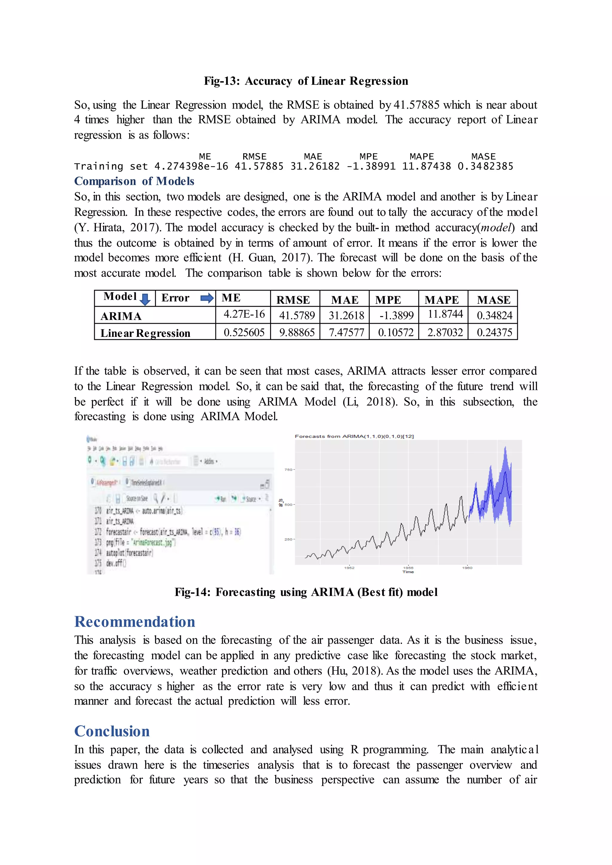 Air passenger report | DOCX
