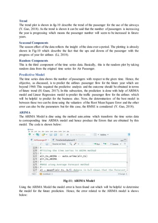 Air passenger report | DOCX