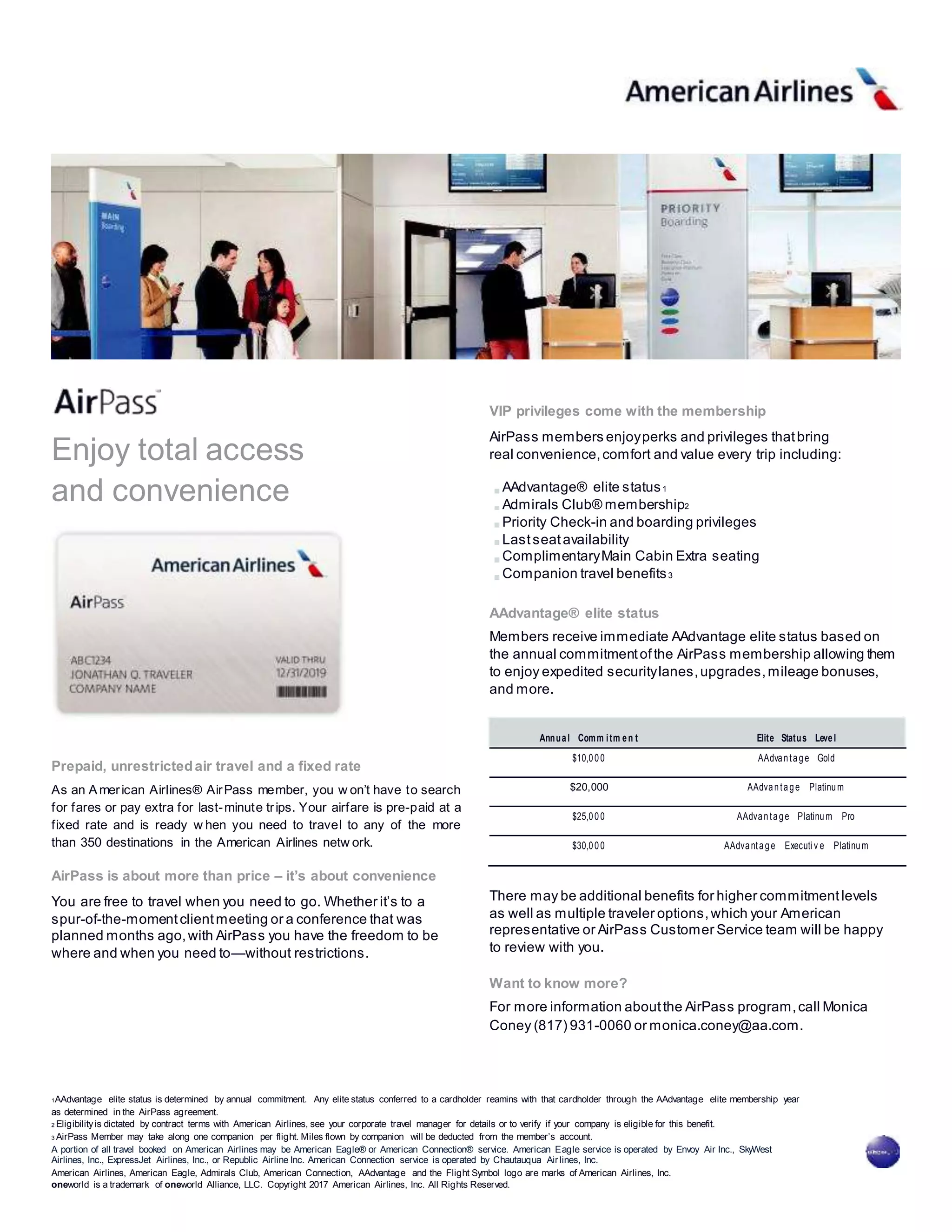 American Airlines AirPass ~ Monica Coney | DOCX