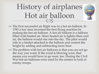Airplanes | PPTX