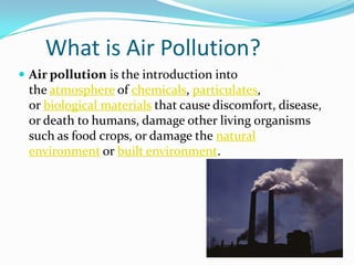 air pollution | PPTX