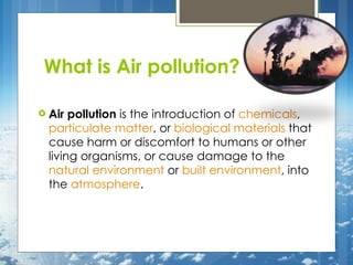 Air pollution | PPT