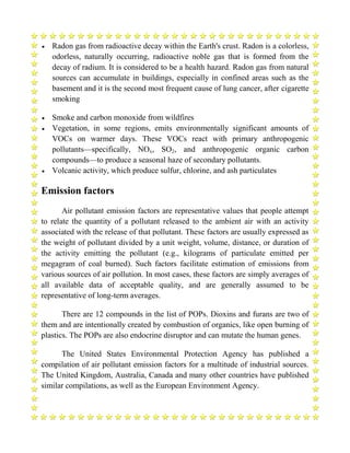 Air pollution | DOCX