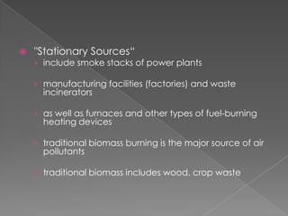 Air pollution & control | PPTX