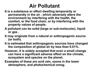Air pollution | PPT