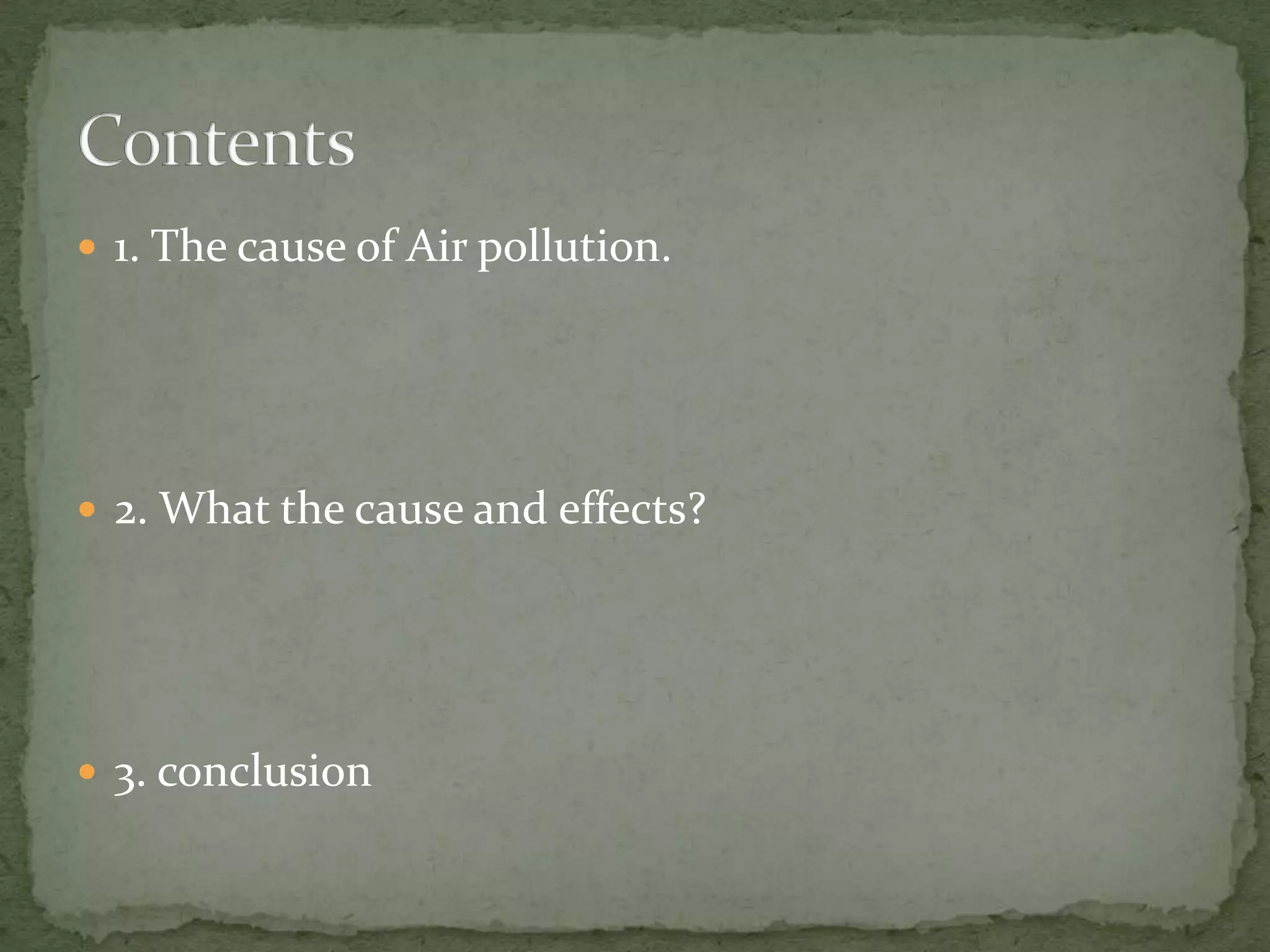 Air pollution | PPT