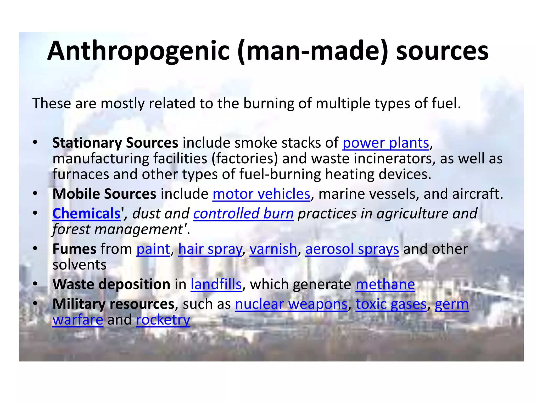 Air pollution | PPTX