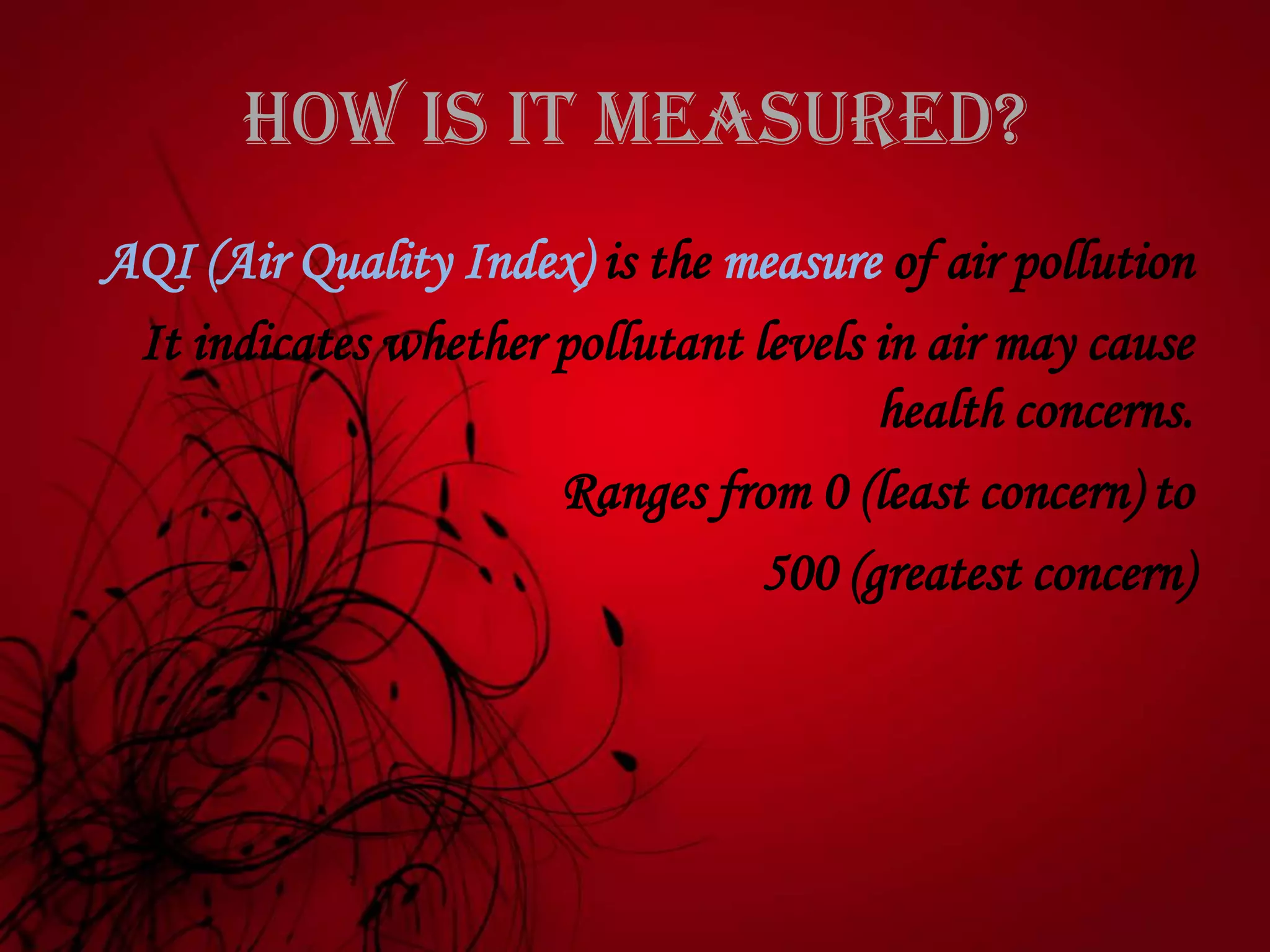 Statistical analysis of Air pollution | PPTX