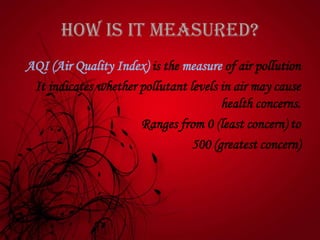 Statistical analysis on Air pollution | PPT