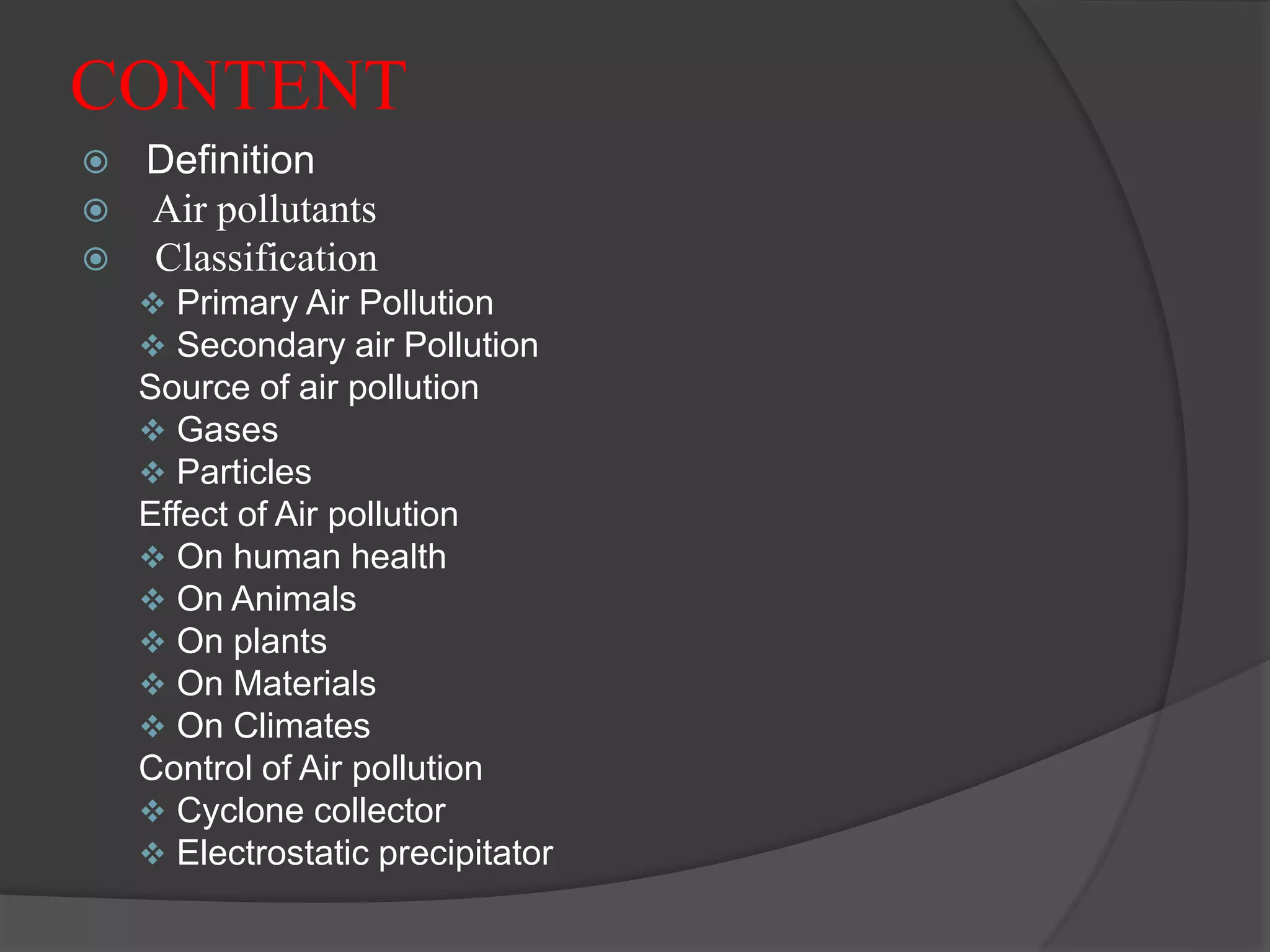 airpollutionPPT | PDF
