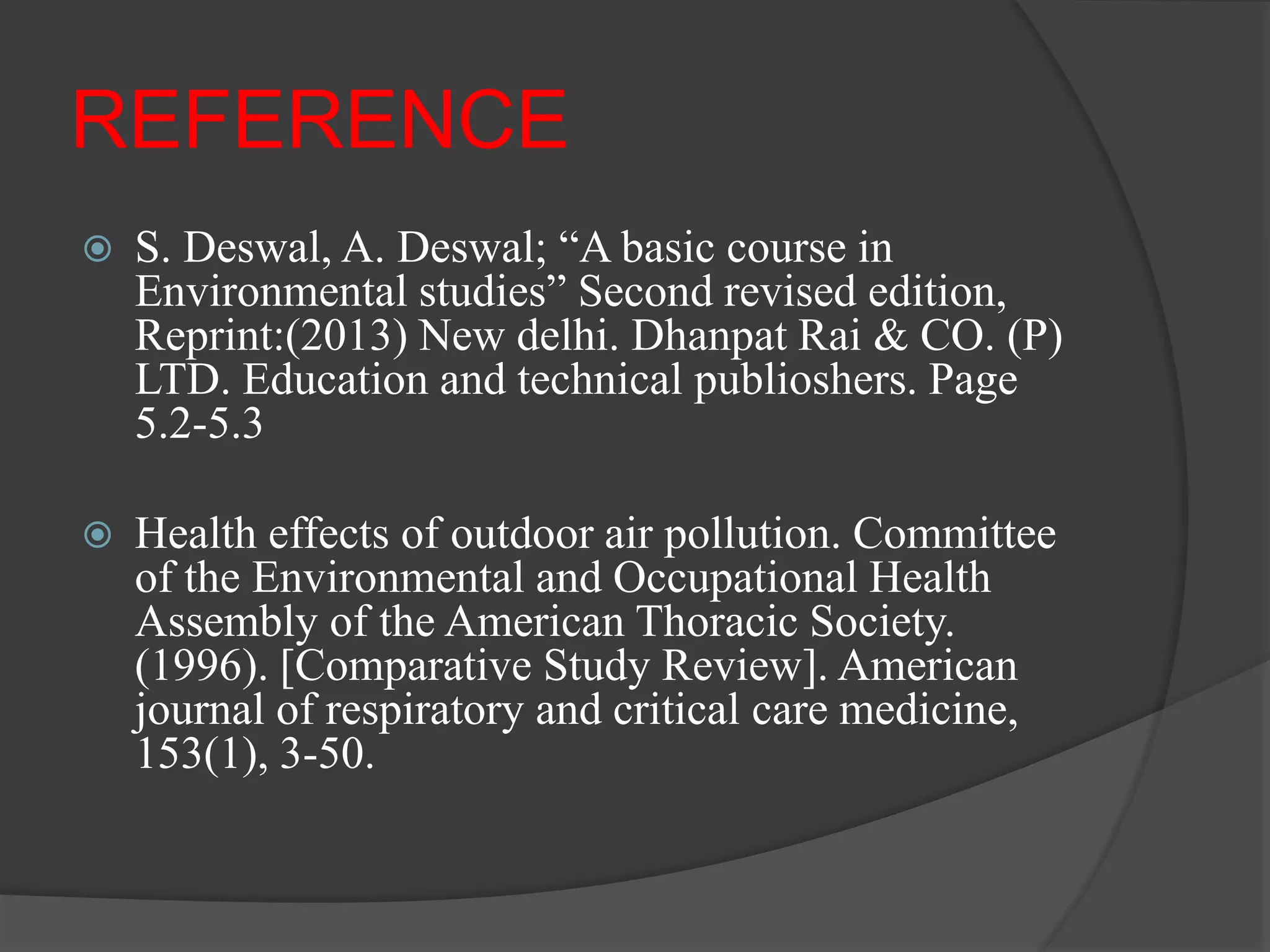Air pollution: source, effect and cont | PPTX