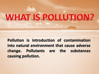 Air pollution; presentation by Subrat, Vishal, Ashley.. Project Guide ...