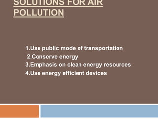 Air Pollution | PPT