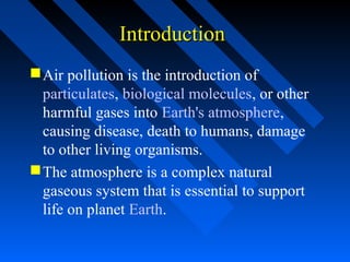 Air pollution | PPT