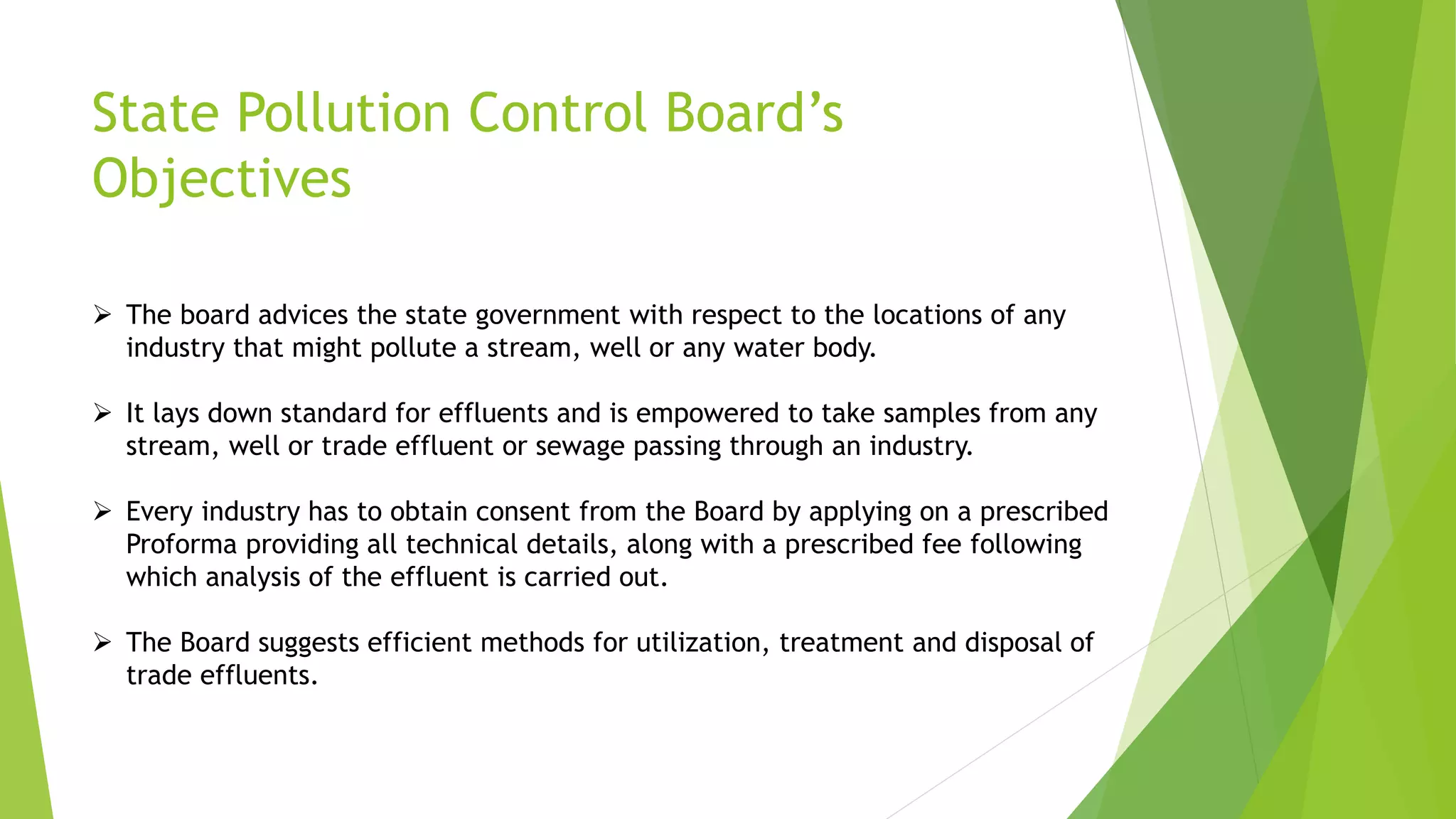 Air pollution & Water pollution control laws | PPTX