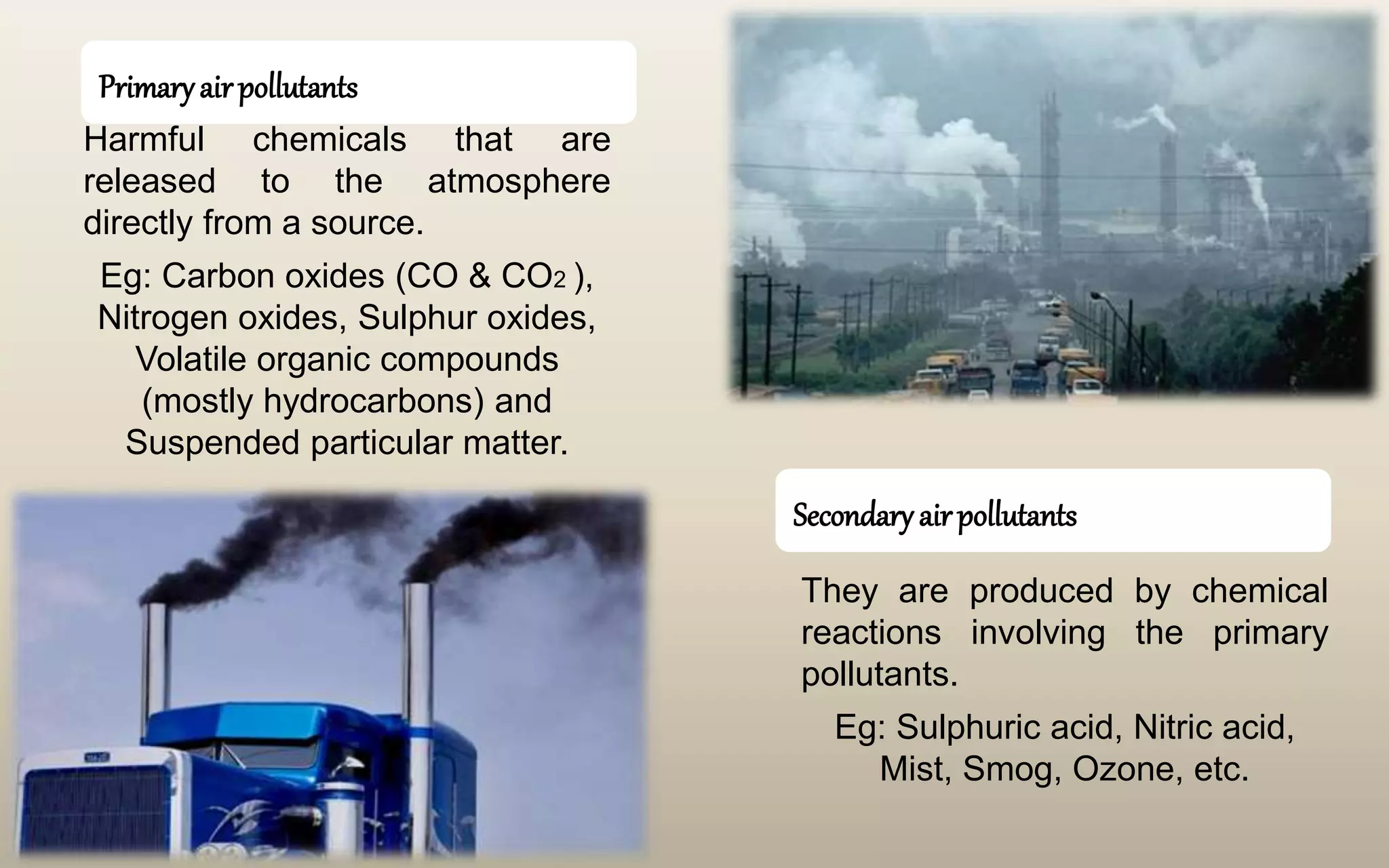 Air pollution : causes, effects and solutions of air pollution. | PPTX