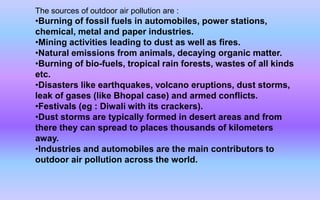 Air pollution : causes, effects and solutions of air pollution. | PPTX
