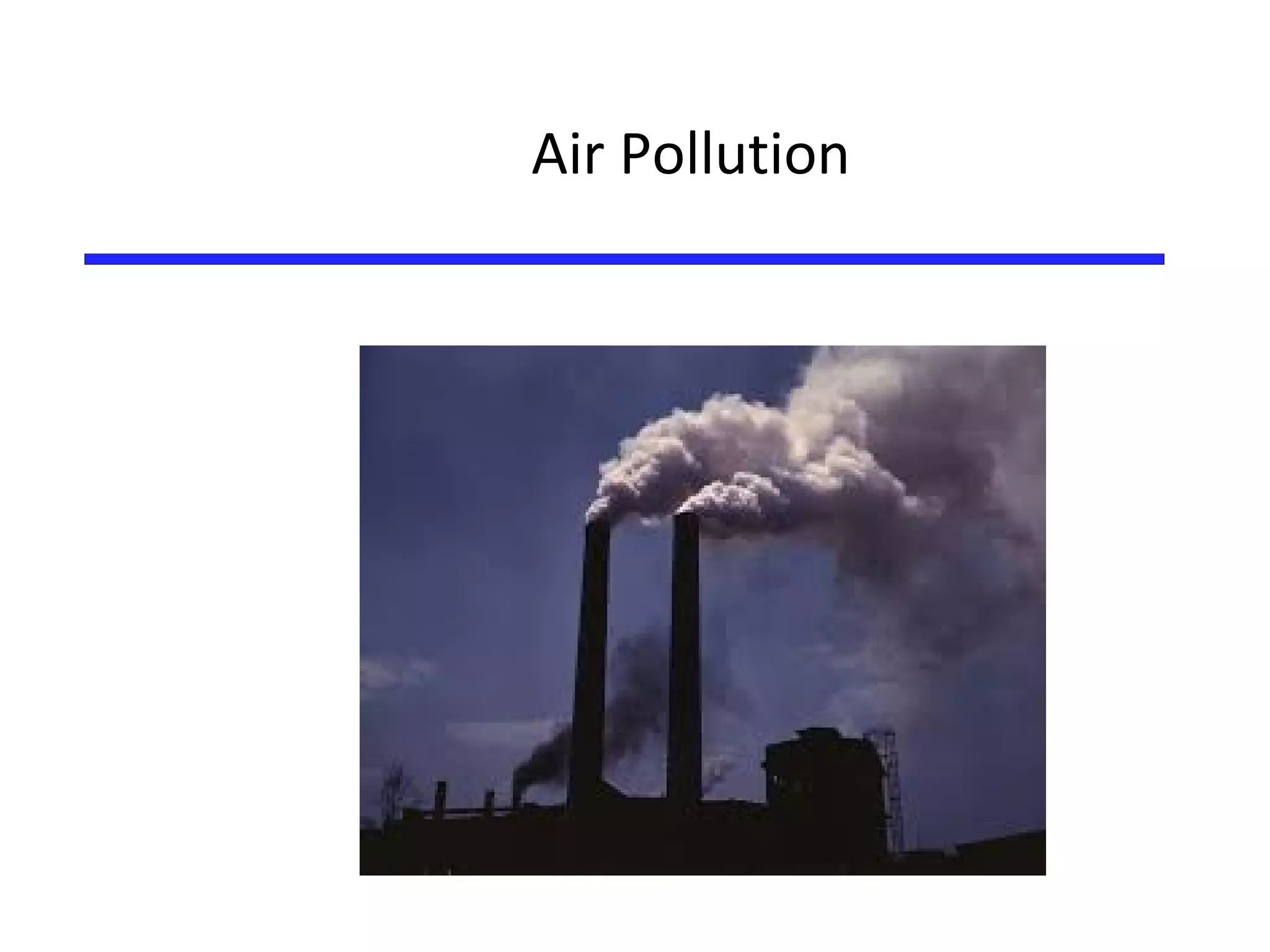 Air pollution | PPT