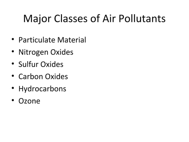 Air pollution | PPT