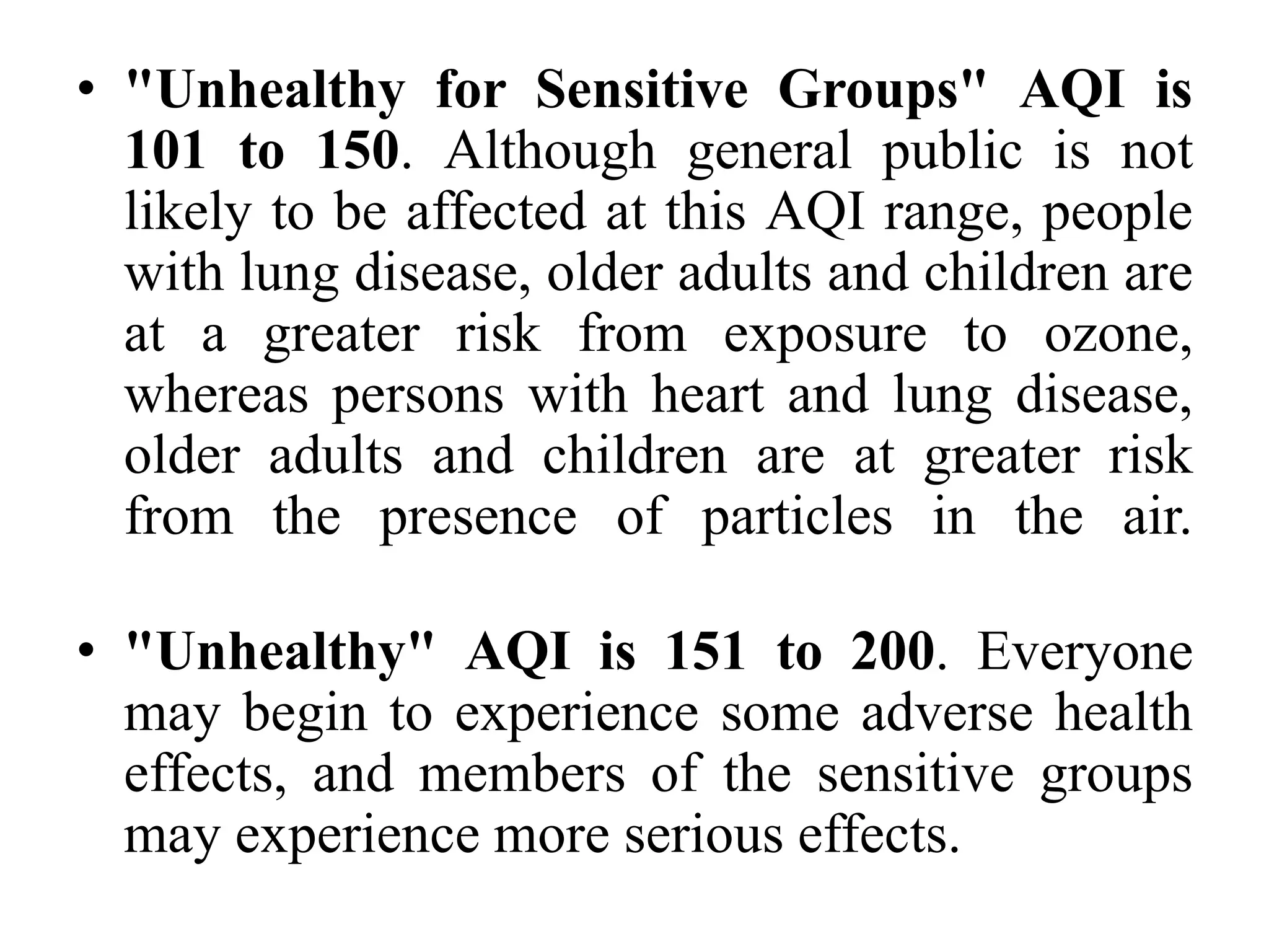 Air pollutionAir Quality Index Emission Standard The Effects Of Air ...