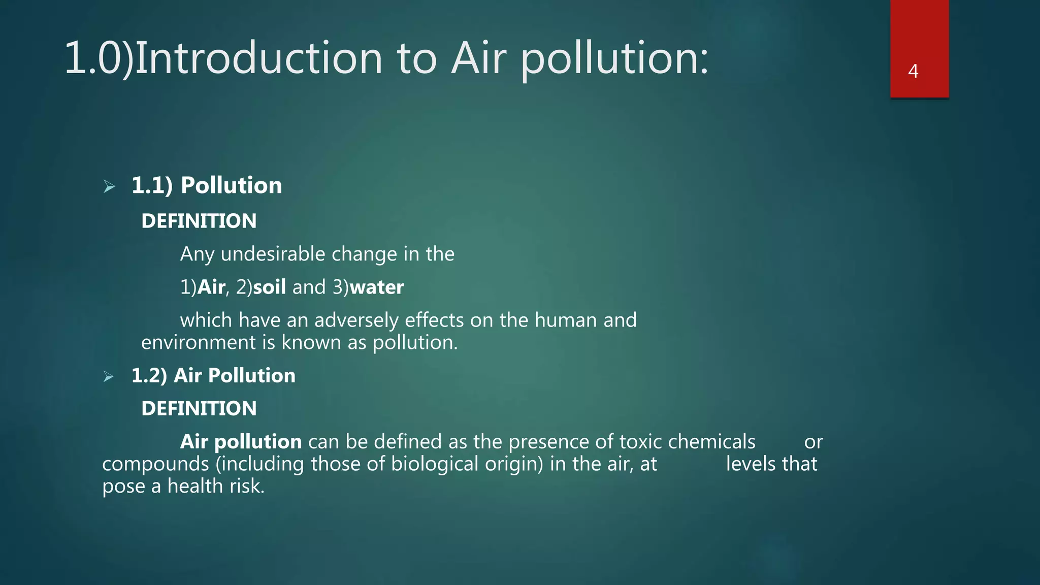 Air pollution | PPTX