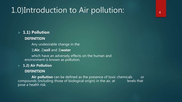 Air pollution | PPT
