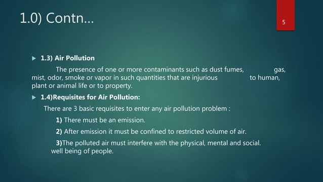 Air pollution | PPT