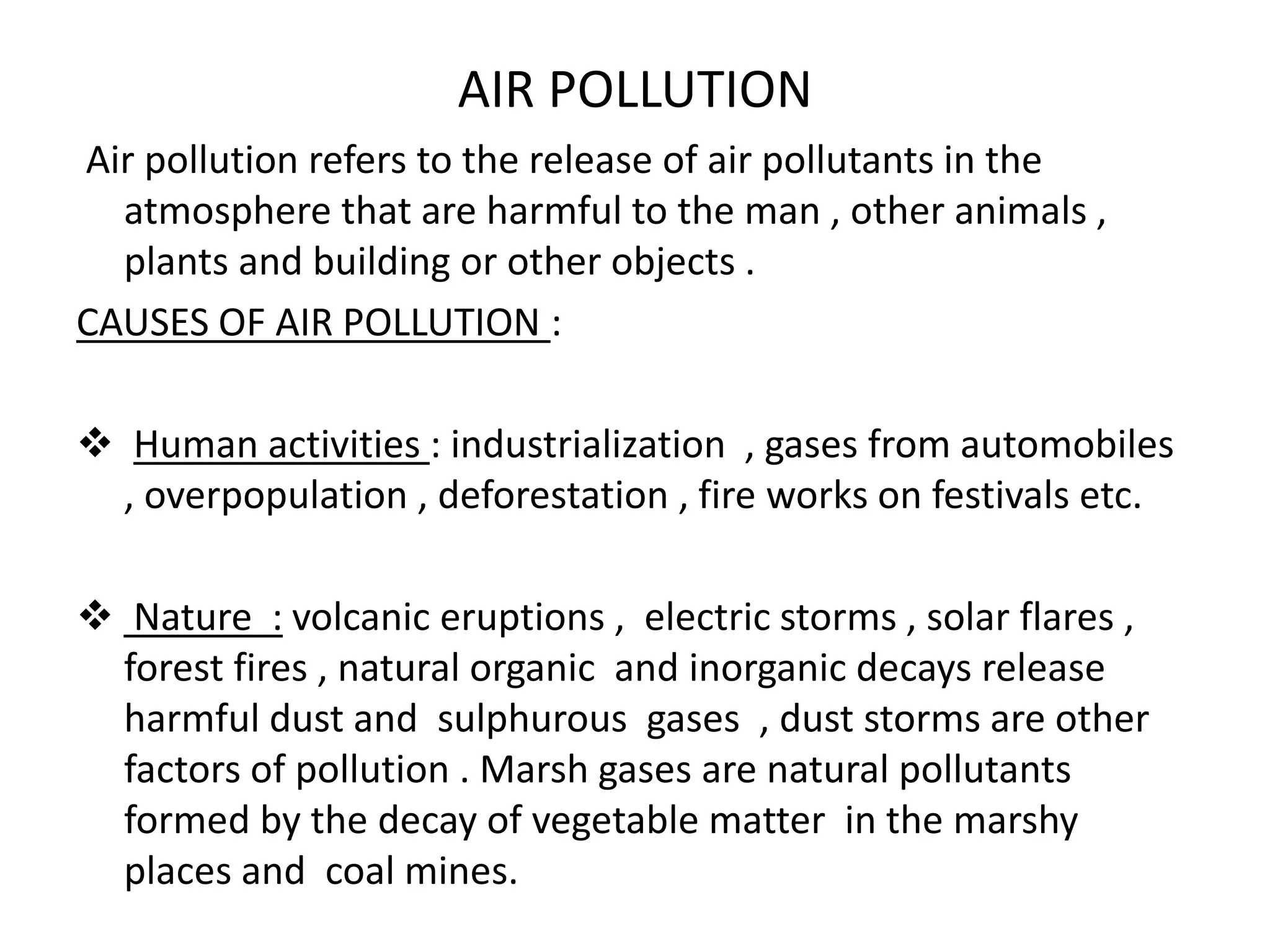 Air pollution | PPT | Free Download