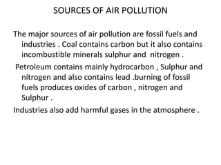 Air pollution | PPTX