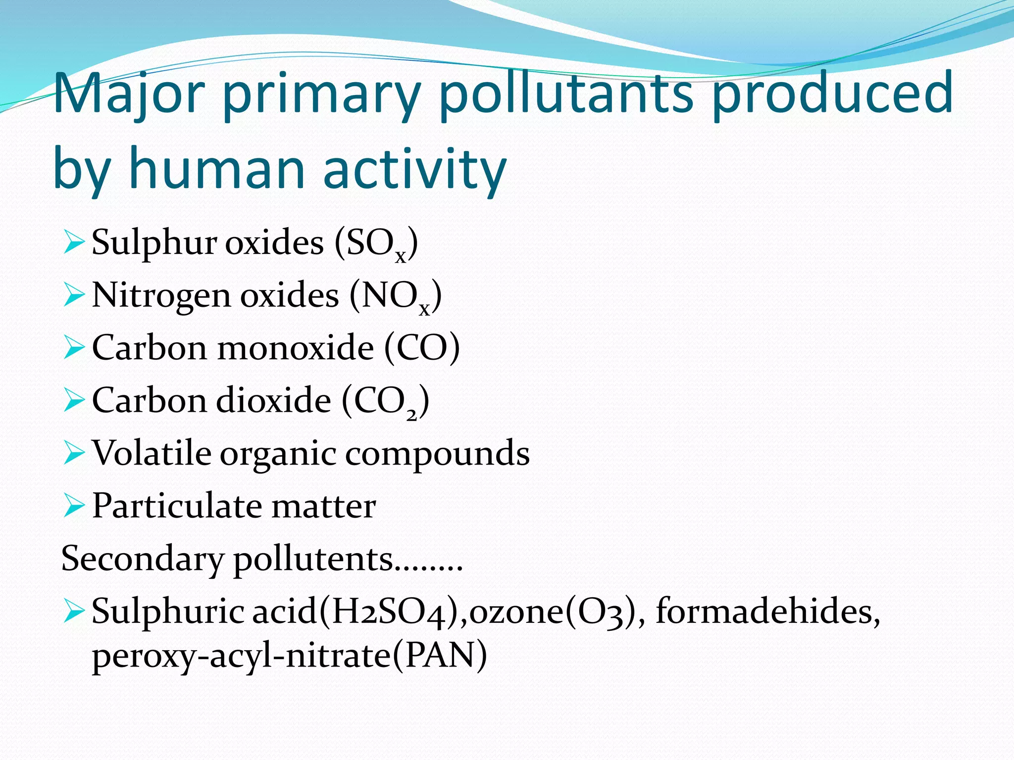 Air pollution | PPTX