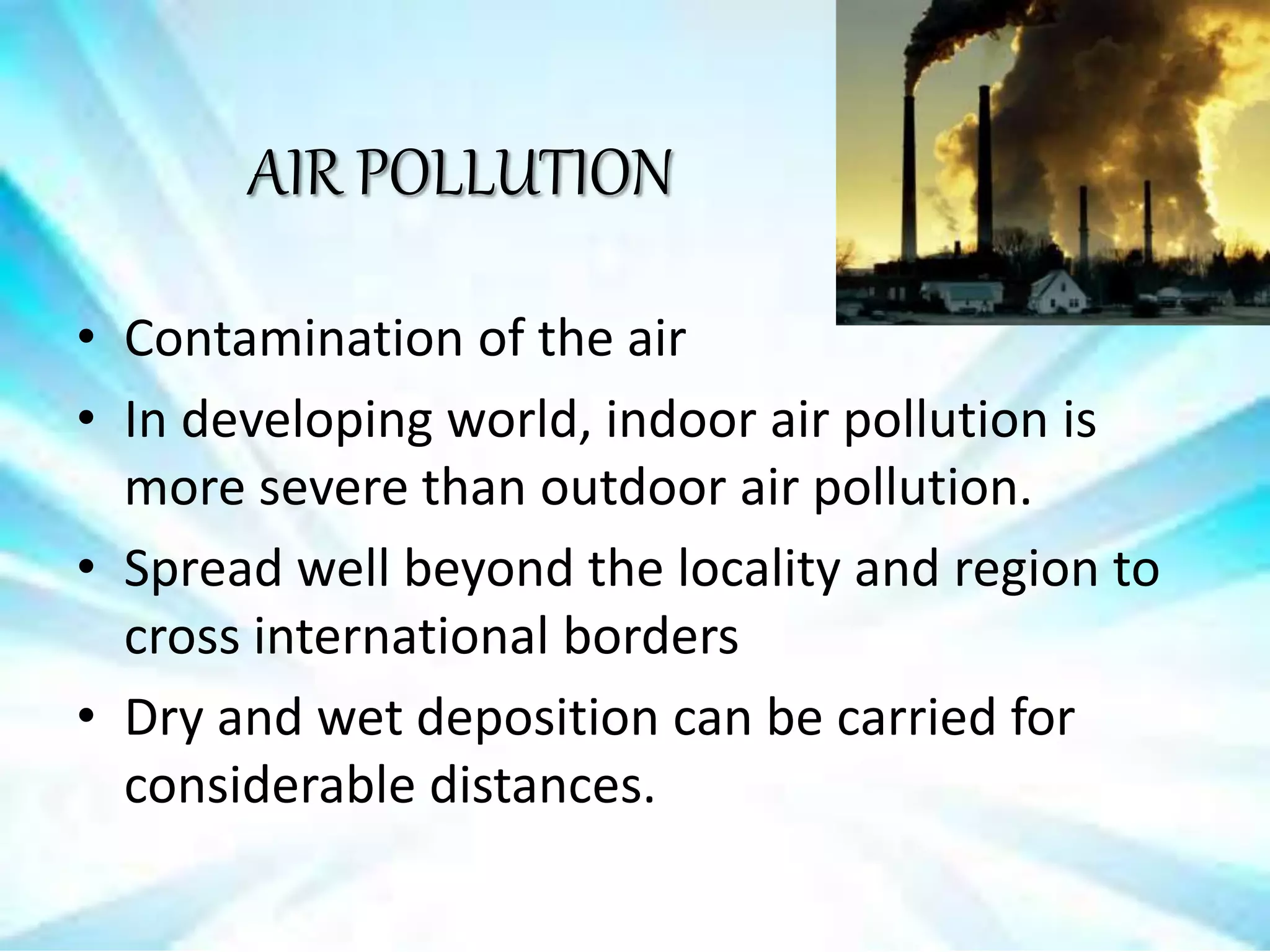Air pollution | PPTX