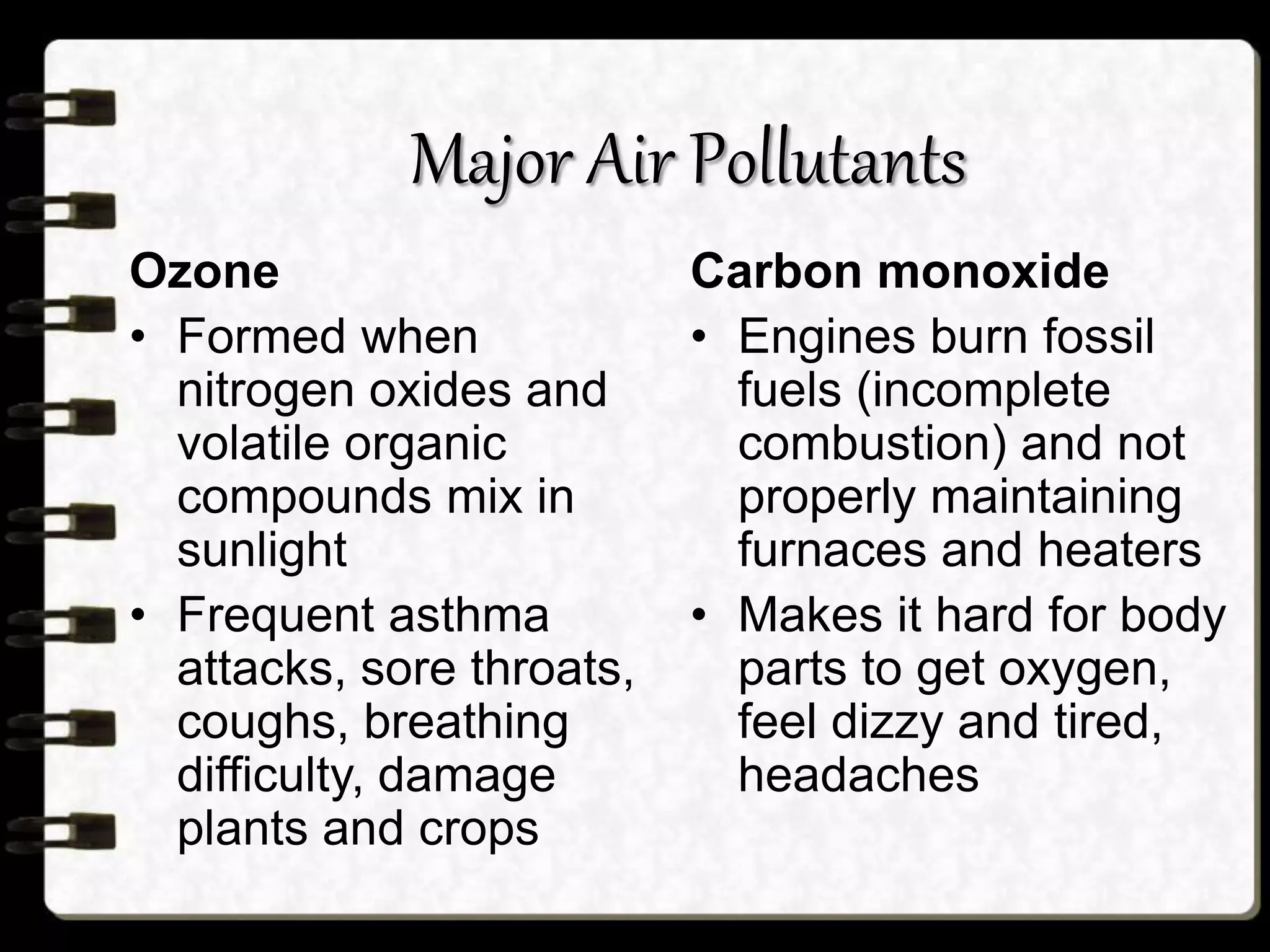 Air pollution | PPTX
