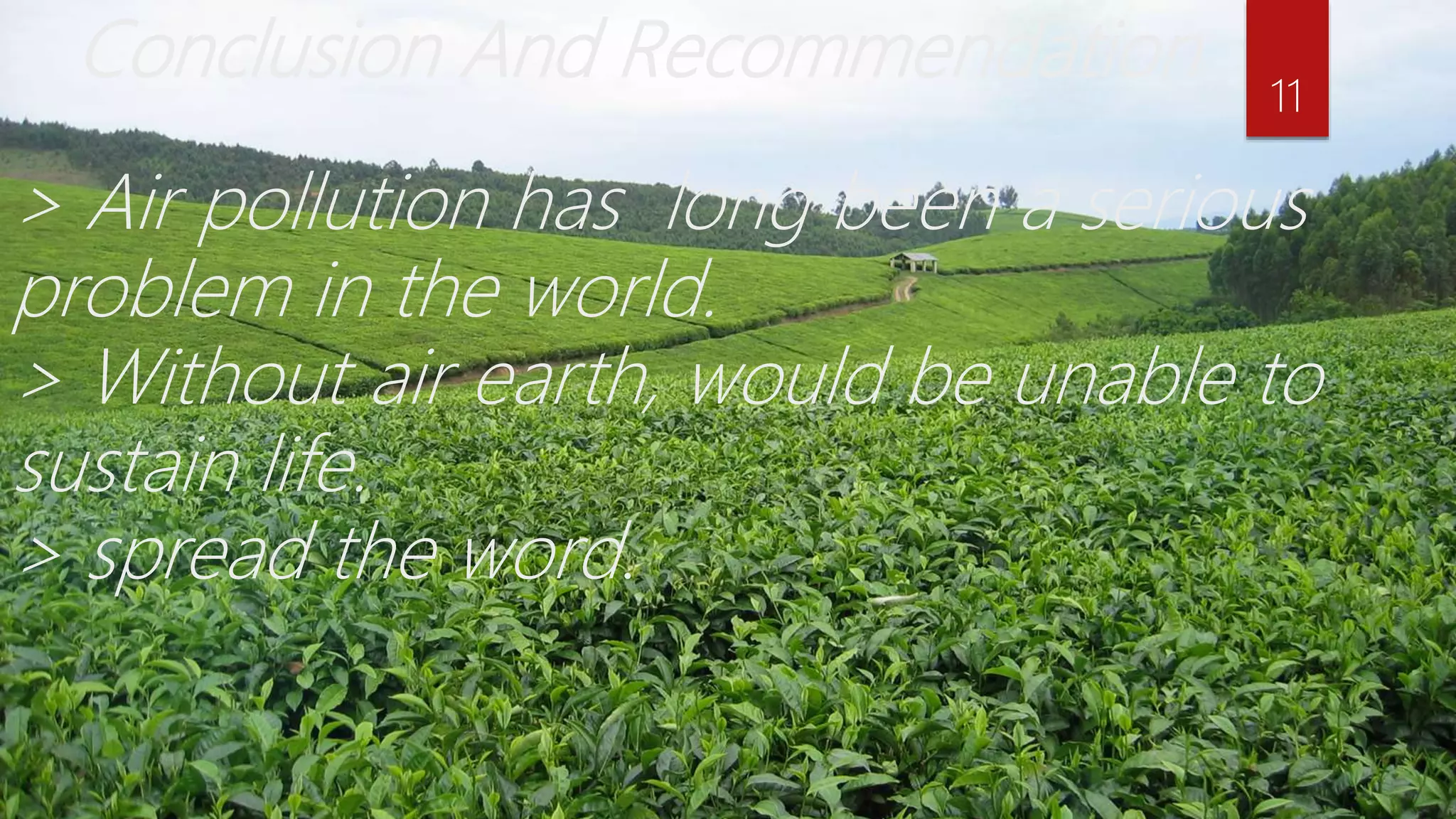 Air pollution - Chemistry | PPTX