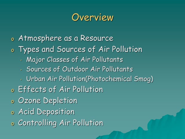 Air pollution | PPT
