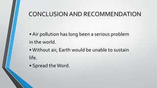 Air pollution | PPTX