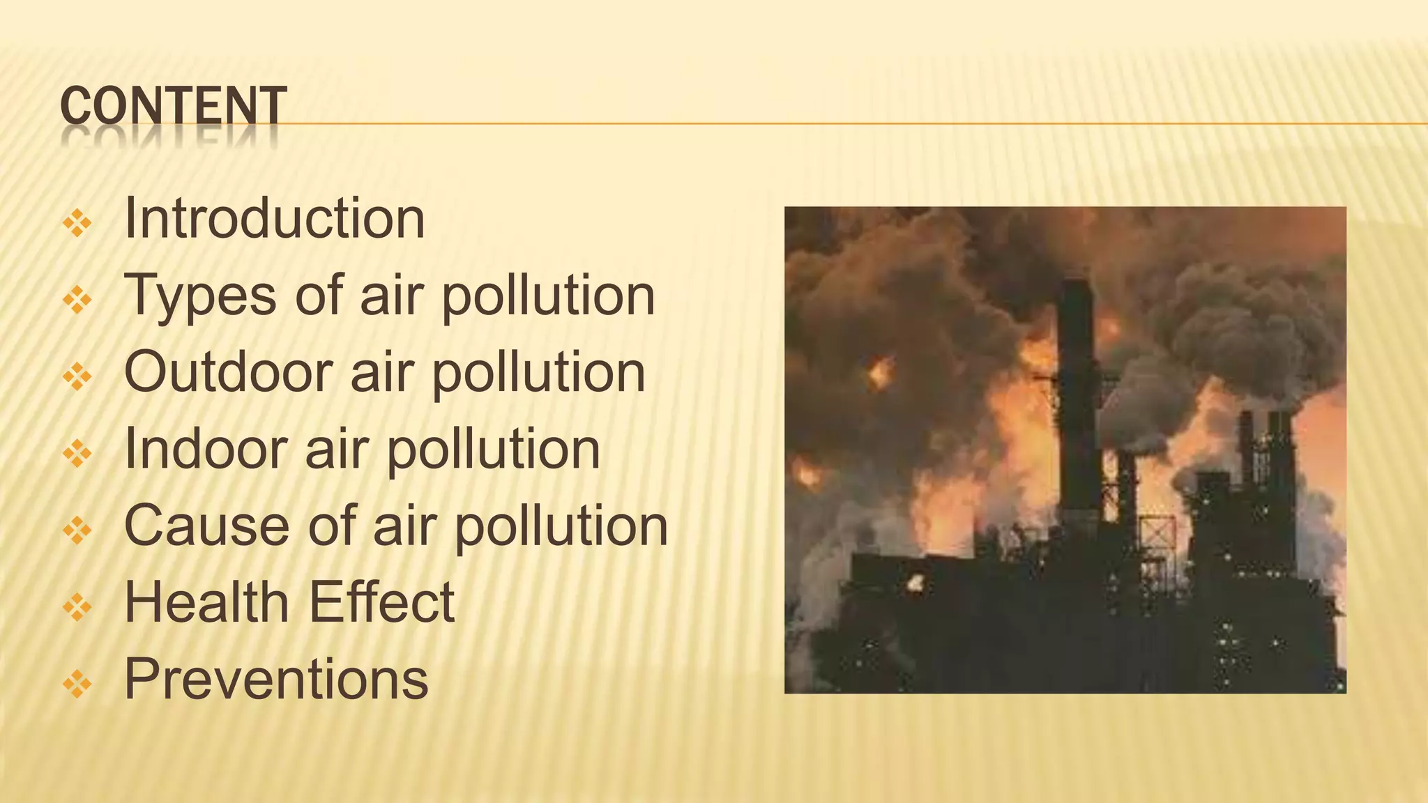 Air pollution | PPTX