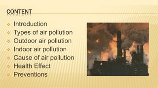Air pollution | PPTX