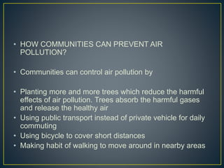 Air pollution | PPT