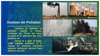 Air pollution | PPTX | Lung and Respiratory Health | Diseases and ...